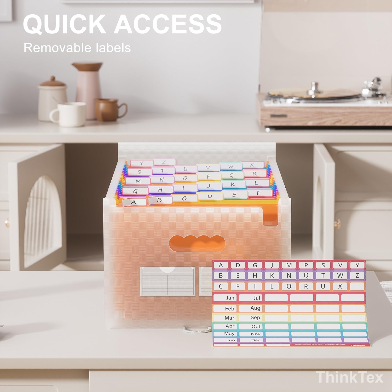 Snapklik.com : Accordian File Organizer, 26 Pockets Expanding File ...