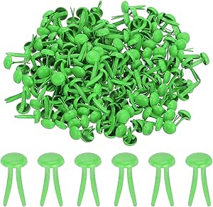 Amazon.com: PATIKIL 300 PCS Paper Brass Fasteners Split Pins Pastel Mini Metal Brads Round Head ...