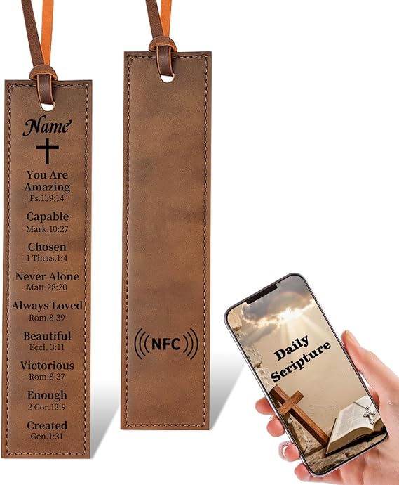 Amazon.com : Personalized Christian Bookmark for Women with NFC Daily ...