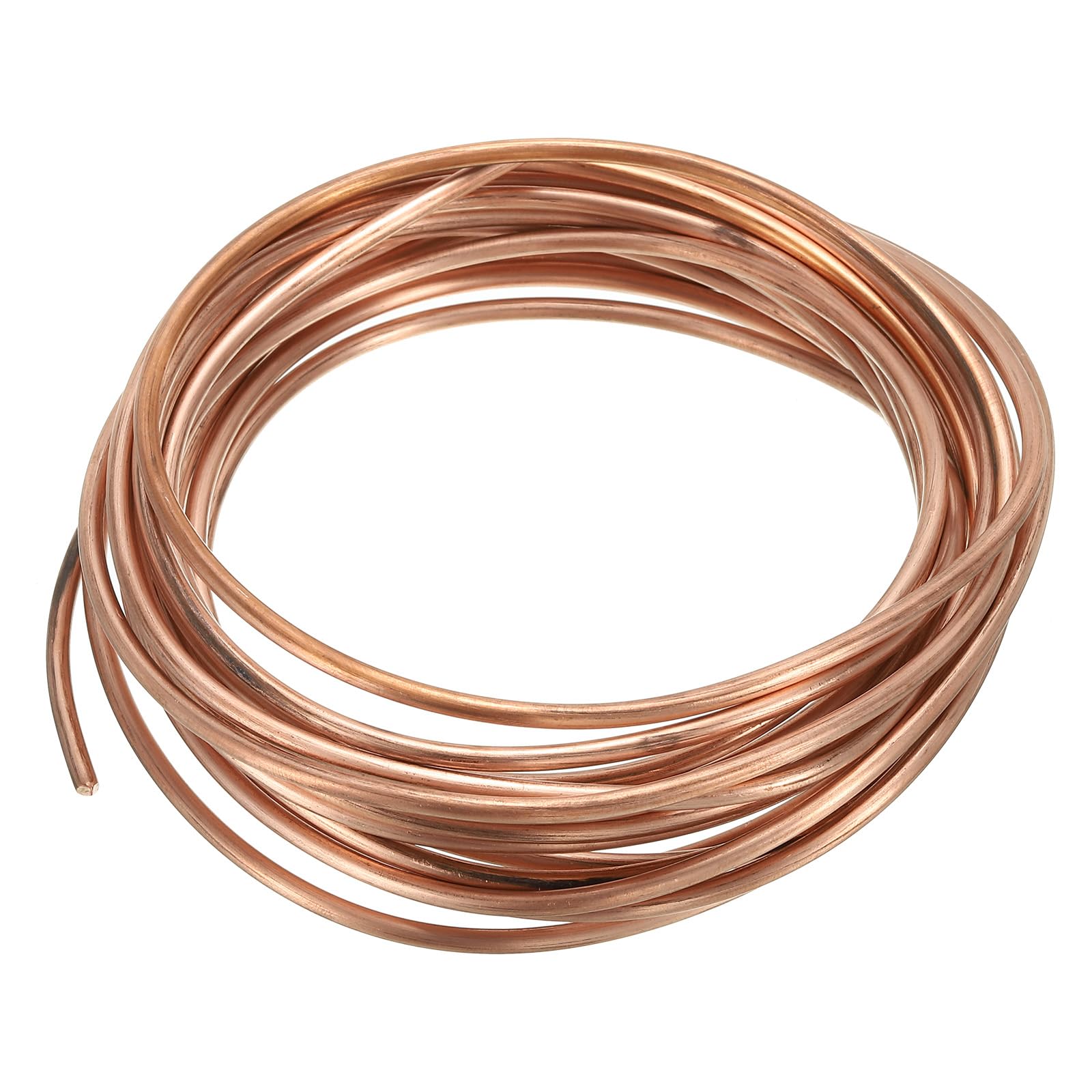 PATIKIL 16 Feet Solid Bare Copper Wire, 11 Gauge 99.9% Pure Copper Wire ...