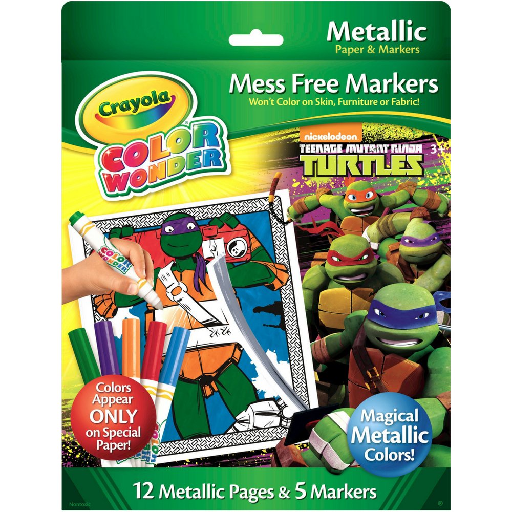 Crayola Coloring Sheets Ninja Turtles Drawing Teenage Mutant Ninja