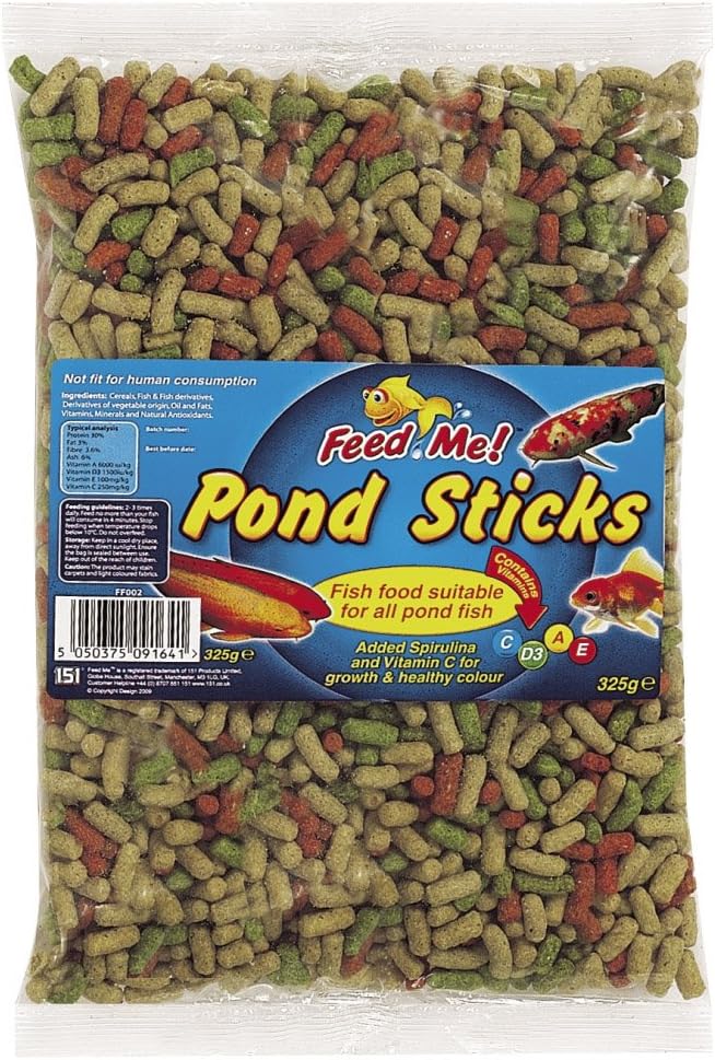 Assorted Fish Food Pond Sticks Fish Food For All Pond Fish 275g ...