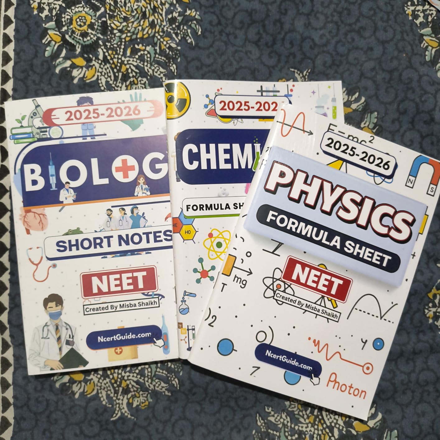 Buy NEET PCB Handwritten Notes Combo Pack | Physics & Chemistry Formula ...