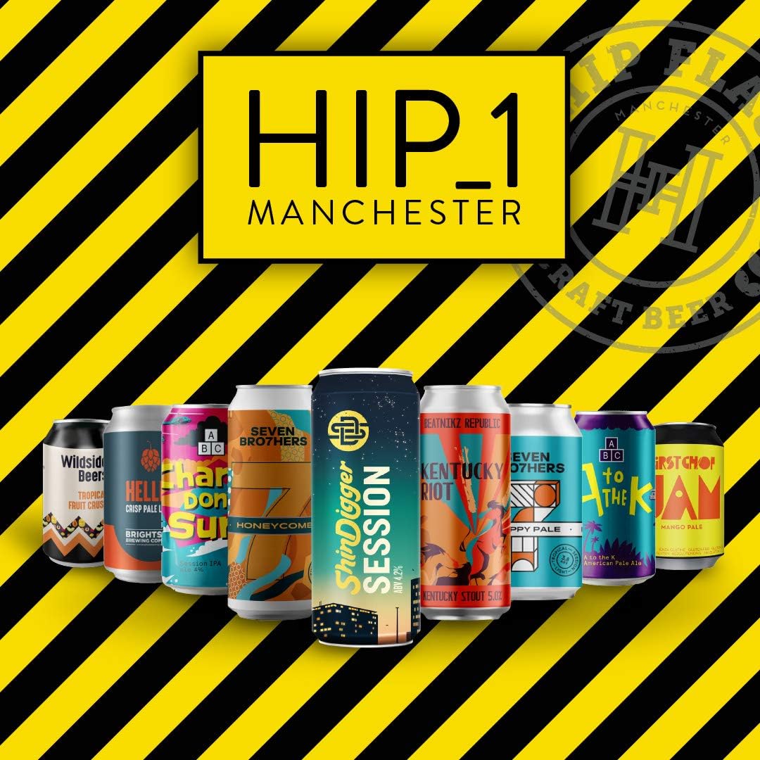 Manchester Craft Beer Selection Box - Mixed Case of Craft Lagers, IPAs ...