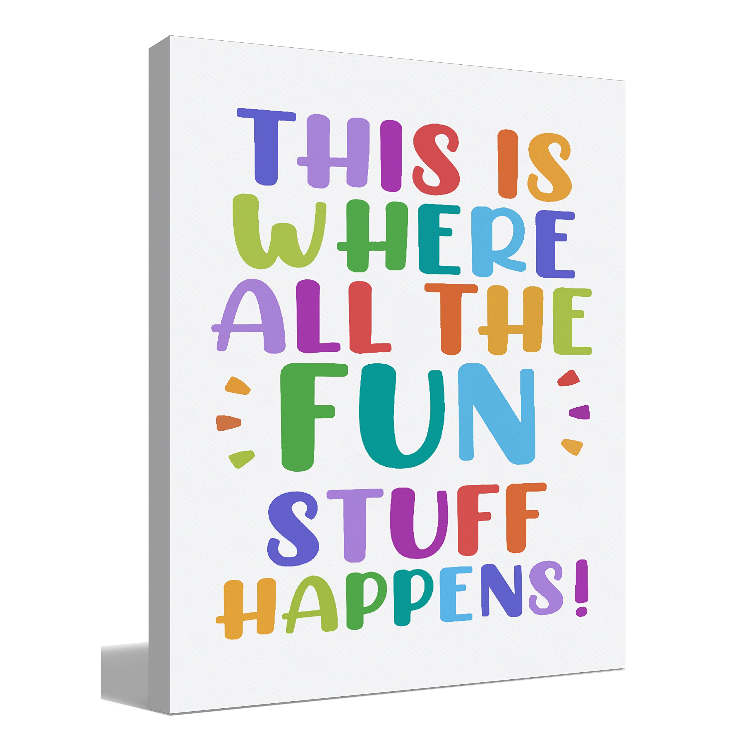 Amazon.com: This is Where All The Fun Stuff Happens Inspirational ...