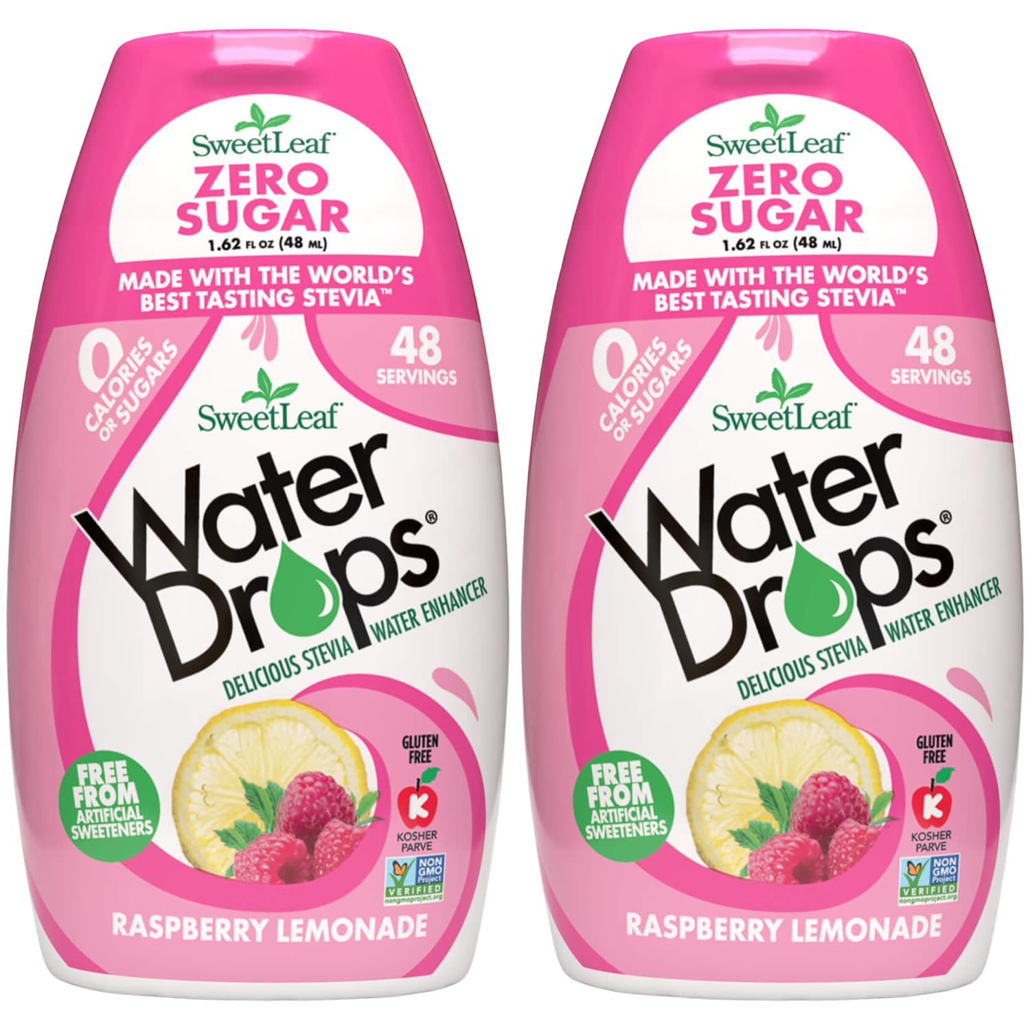 Amazon.com: SweetLeaf Water Drops, Raspberry Lemonade – Sugar-Free ...