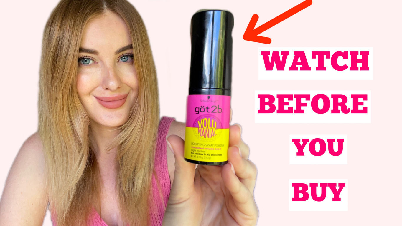 Watch Got2B Volumaniac Spray Powder Review on Amazon Live