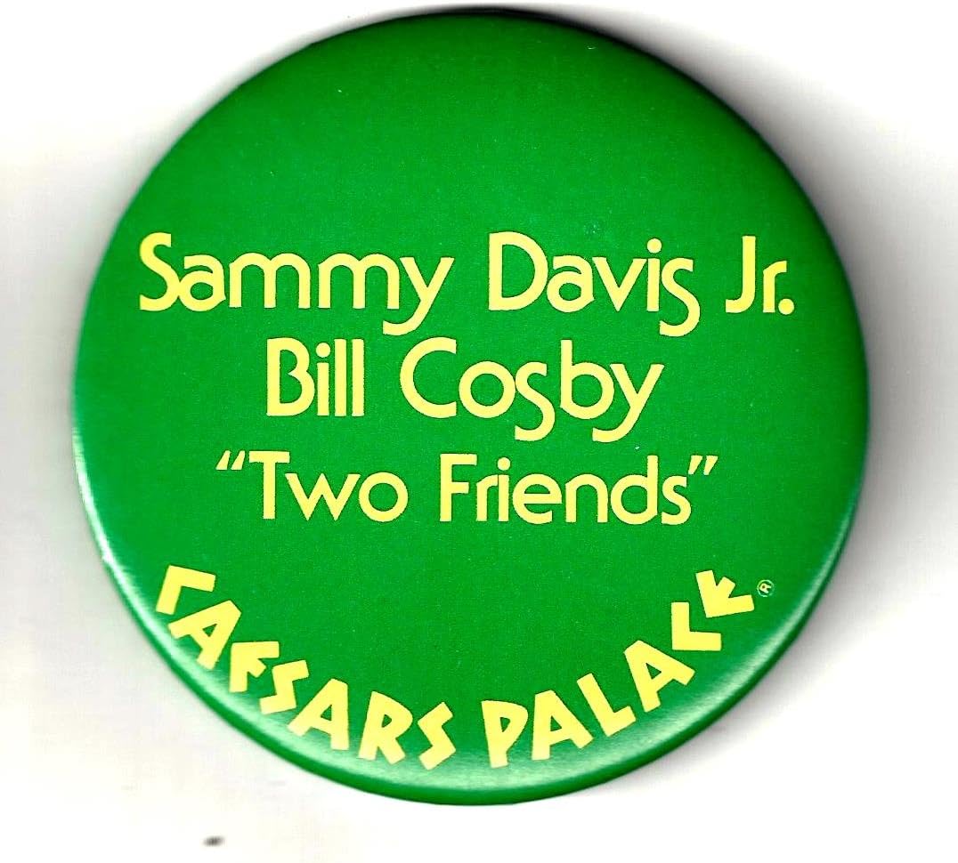 "Two Friends" BILL COSBY and SAMMY DAVIS, Jr. Caesars Palace in Las ...