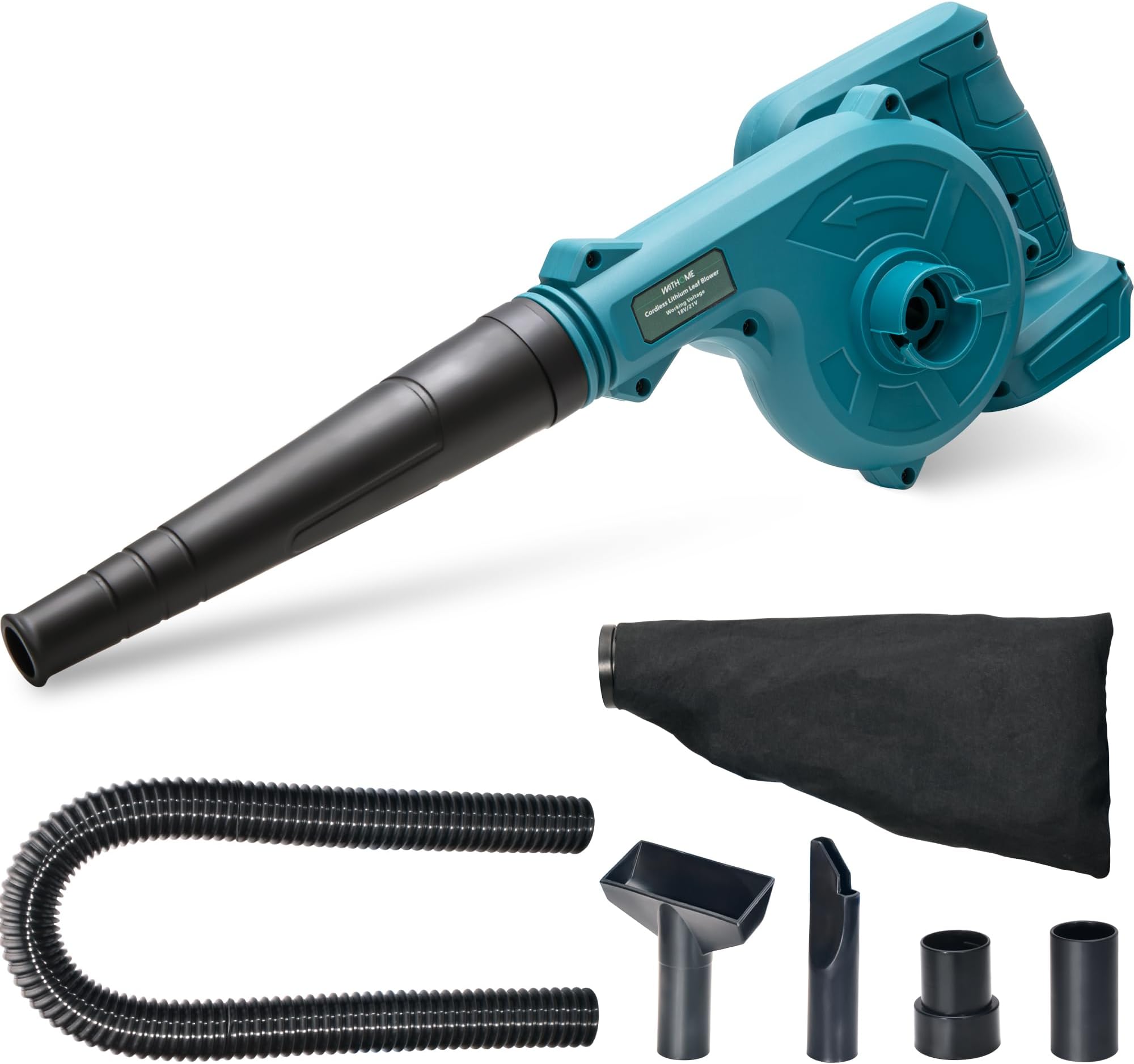 Amazon.com: WAITHOME Small Leaf Blower Cordless Mini 18/20V Battery Powered Operated for Lawn ...