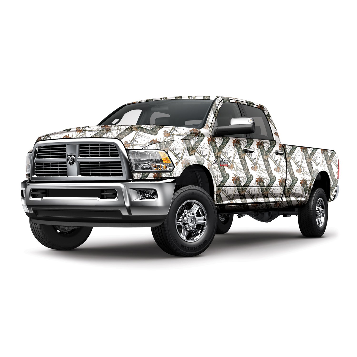 Realtree Snow Camo Truck Wrap
