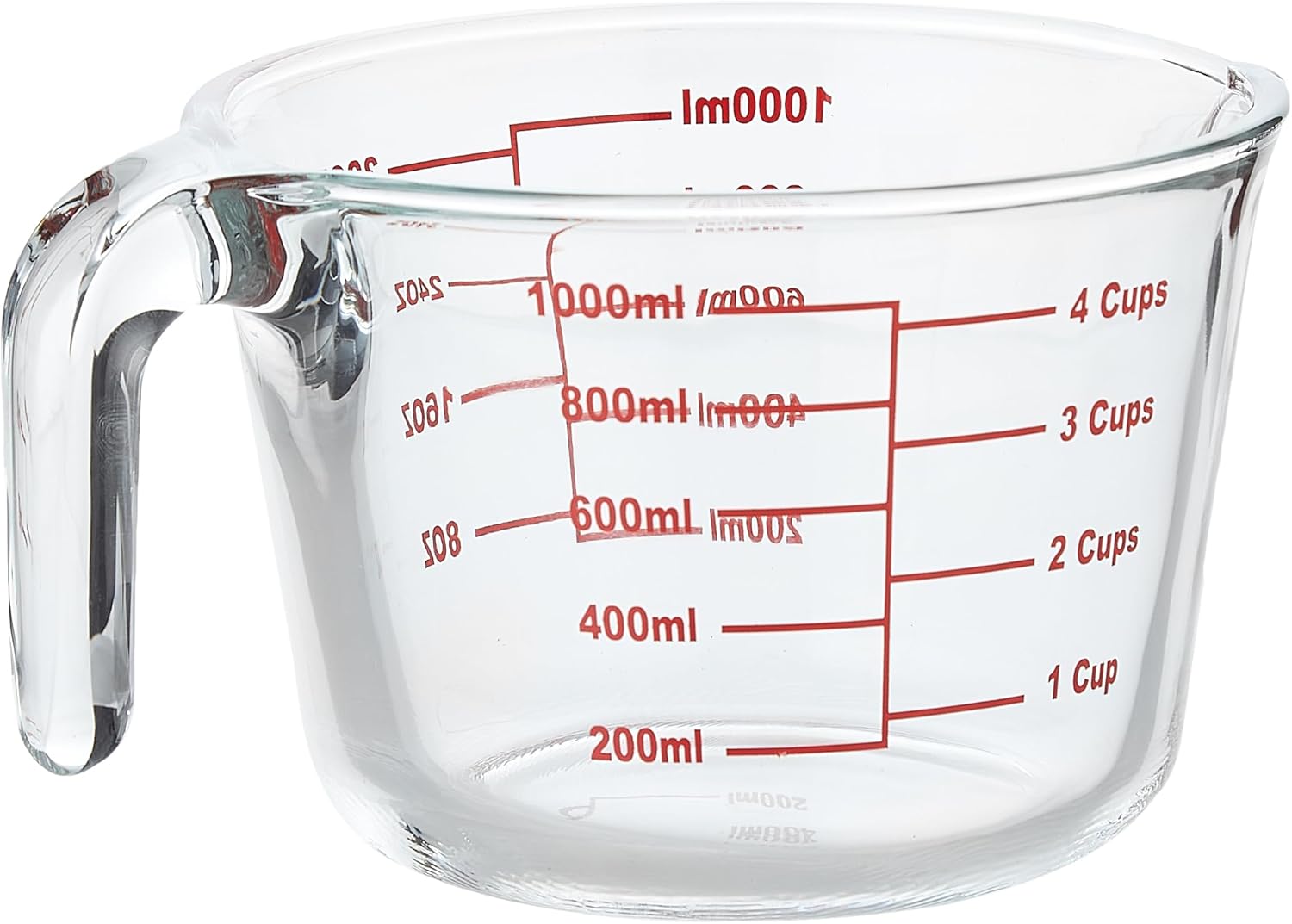CuisineArt Glass Measuring Cup 1000ml Measuring Cup Measuring Jug Multi ...