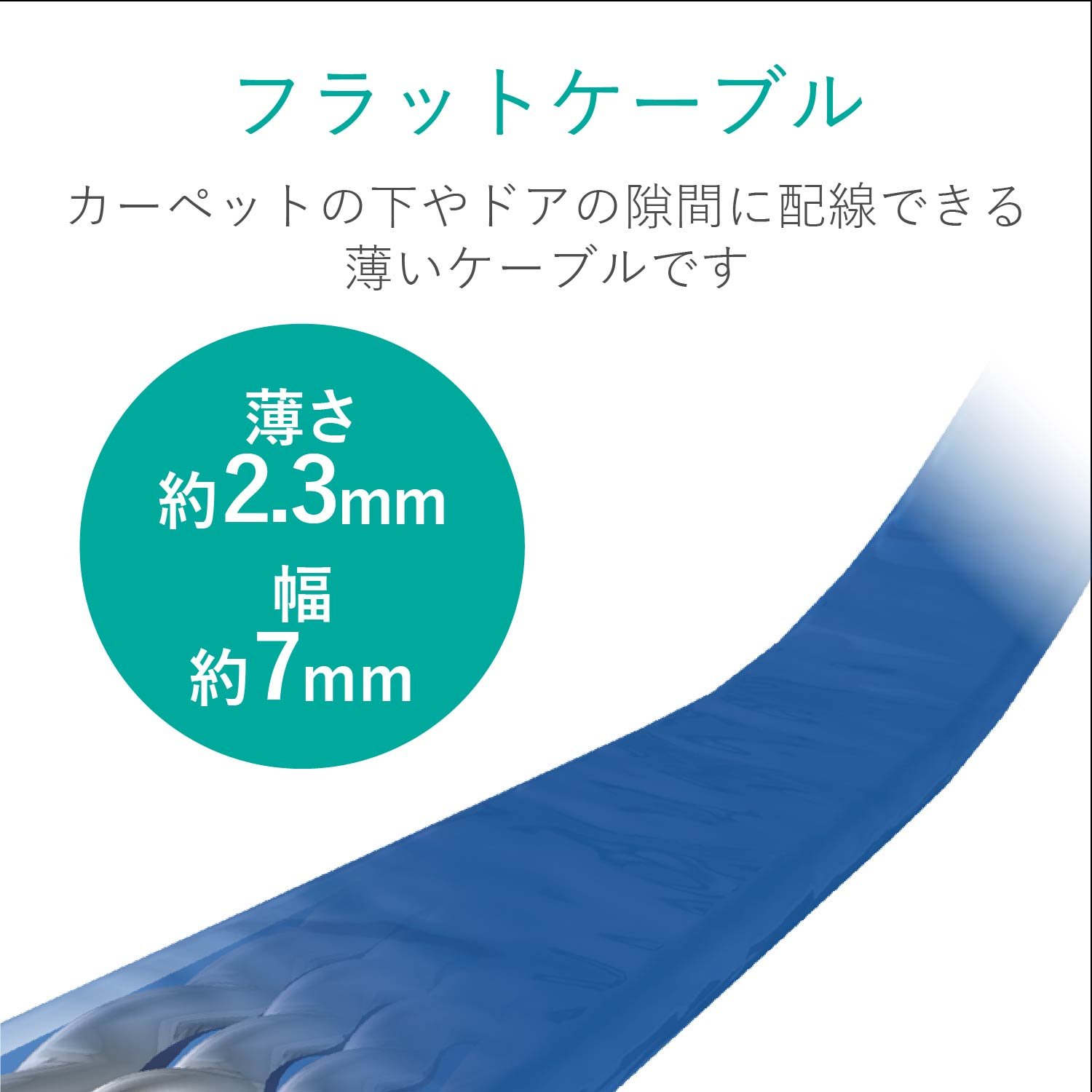 Snapklik.com : Elecom LD-TWSFT/BM05 LAN Cable CAT7 0.5 M No Crack Crack ...