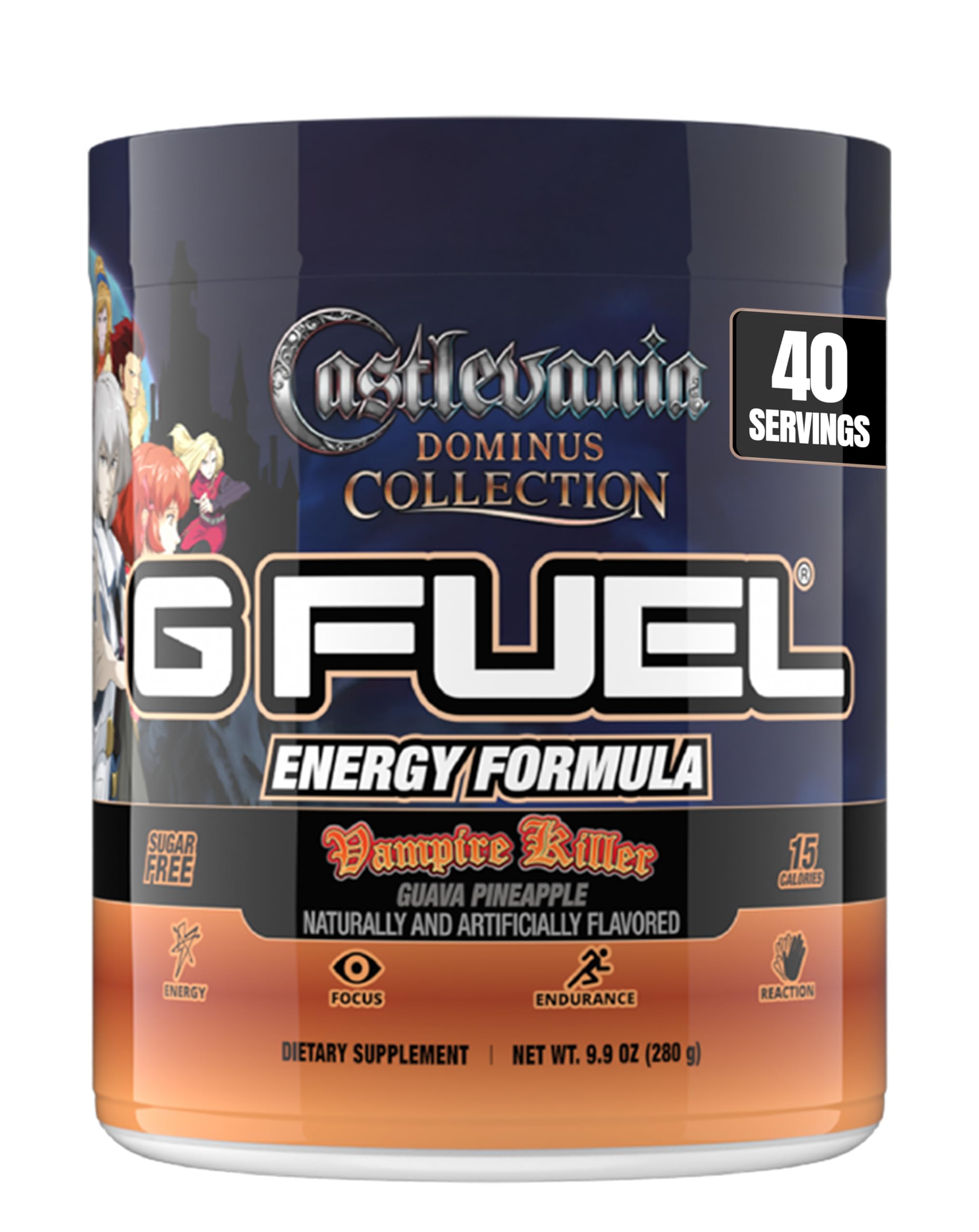 Amazon.com: G Fuel Castlevania Vampire Killer Energy Drink Powder, Pre ...