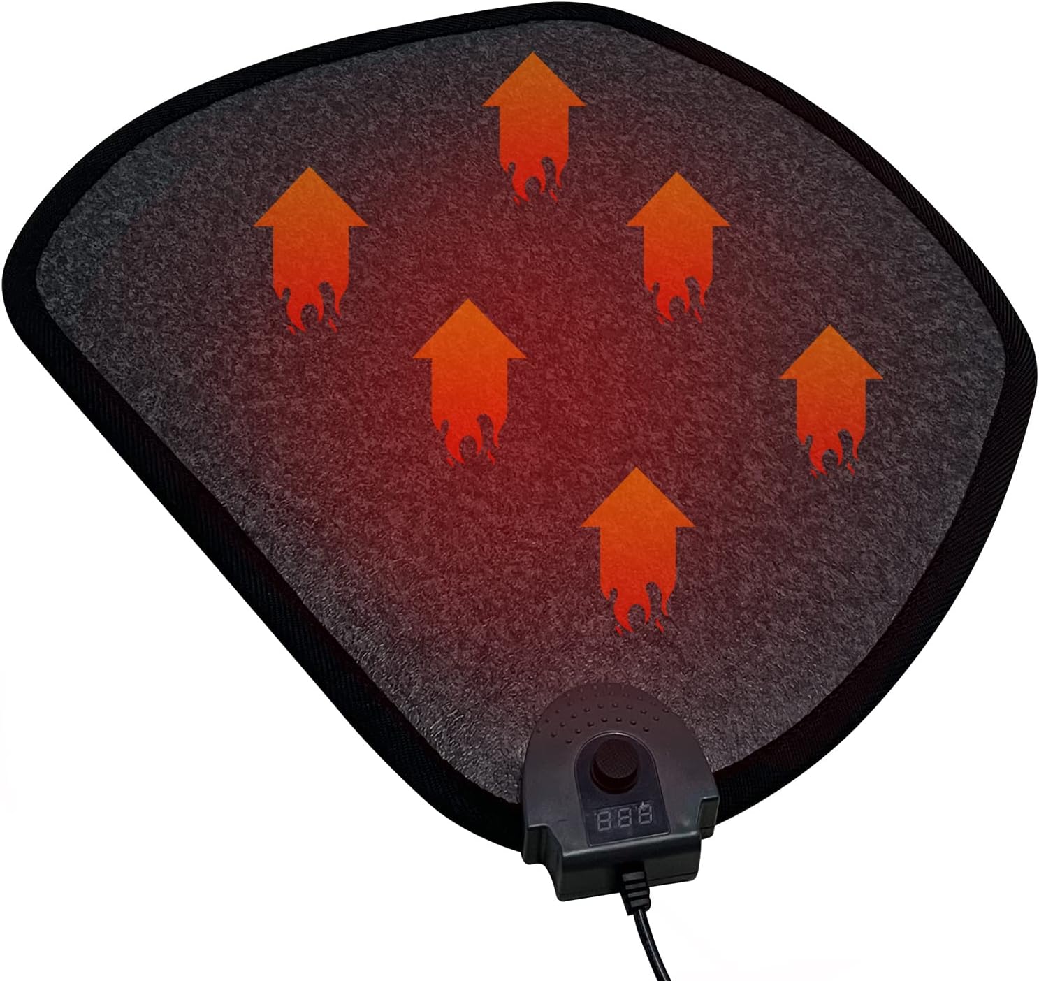 Amazon.com: Hodeamy Electric Heated Floor Mat Under Desk with Removable ...