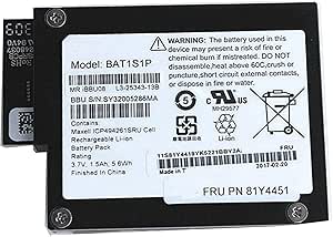 Amazon.com: Dentsing 81Y4451 BAT1S1P Raid Battery for IBM M5000 M5014 ...