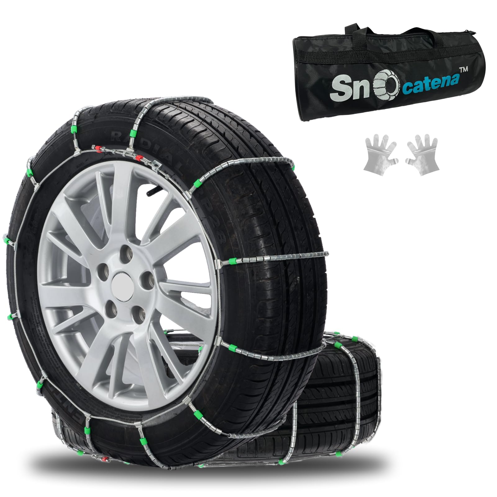Amazon.com: SNOCATENA Snow Chains for Car,SUV,Truck and Pickup,Cable ...