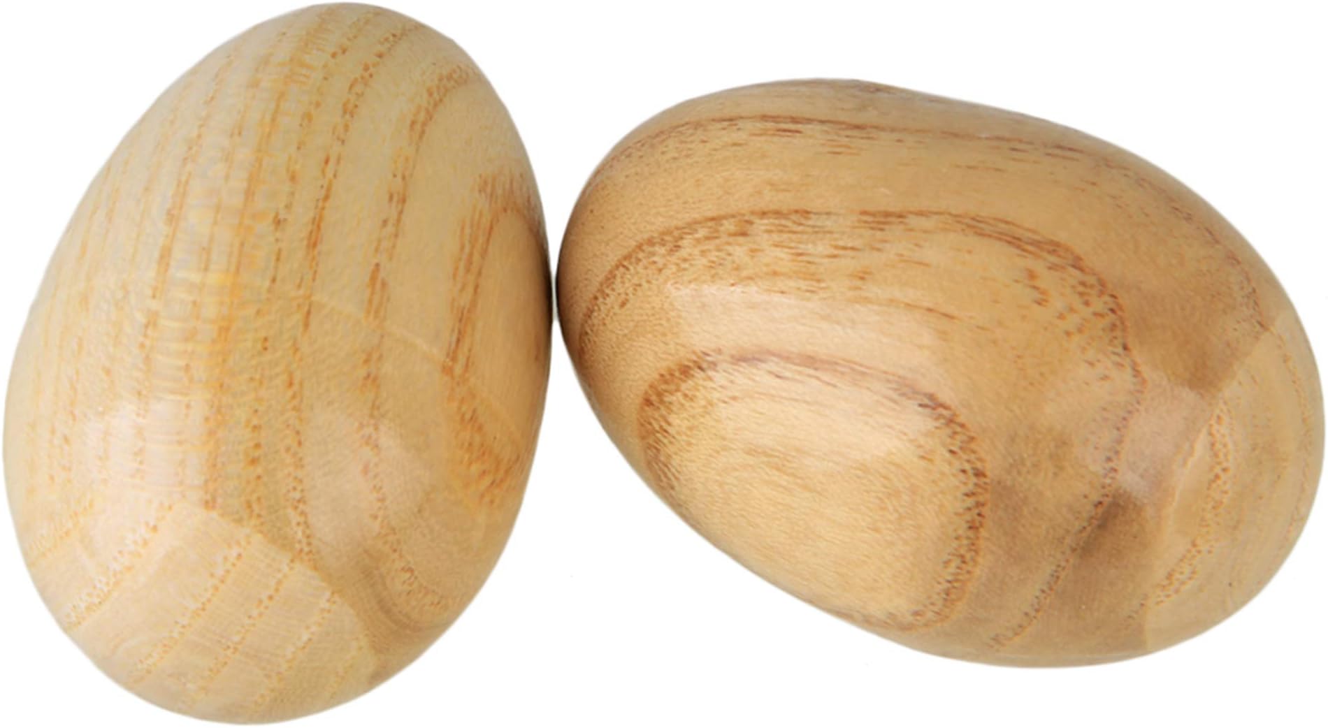 Amazon.com: Lovermusic Finish Percussion Wooden Egg-Shaped Shakers ...