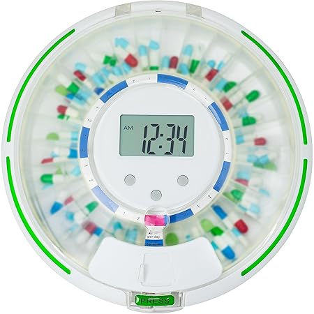 Amazon.com: Automatic Pill Dispenser,Locked Medication Dispenser for ...