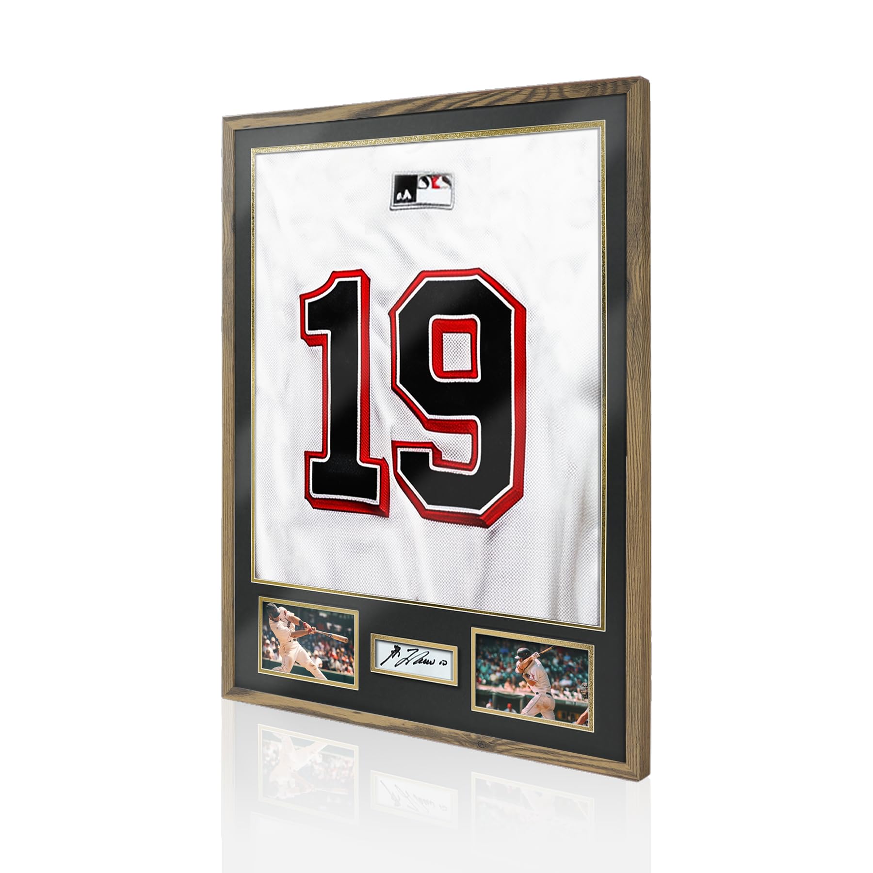 Amazon.com: Jersey Frame Display Case with Mat, Wooden Sport Jersey ...