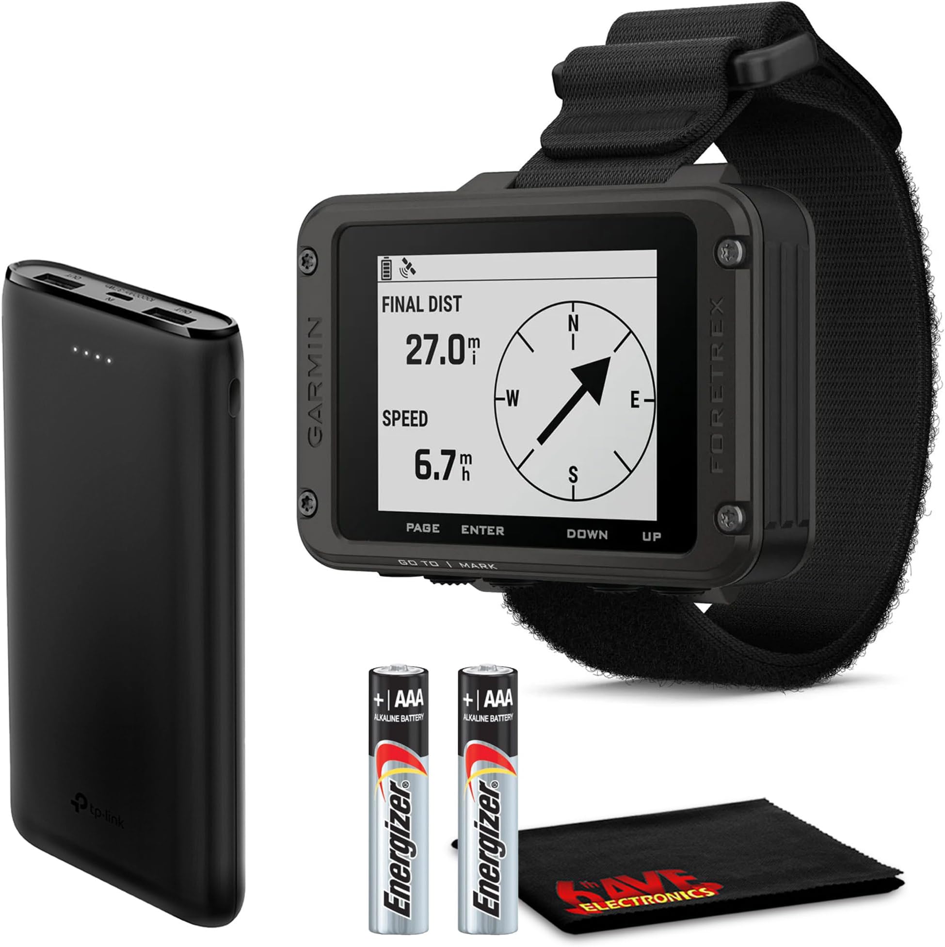Amazon.com: Garmin Foretrex 801, Wrist-Mounted GPS Navigation with ...