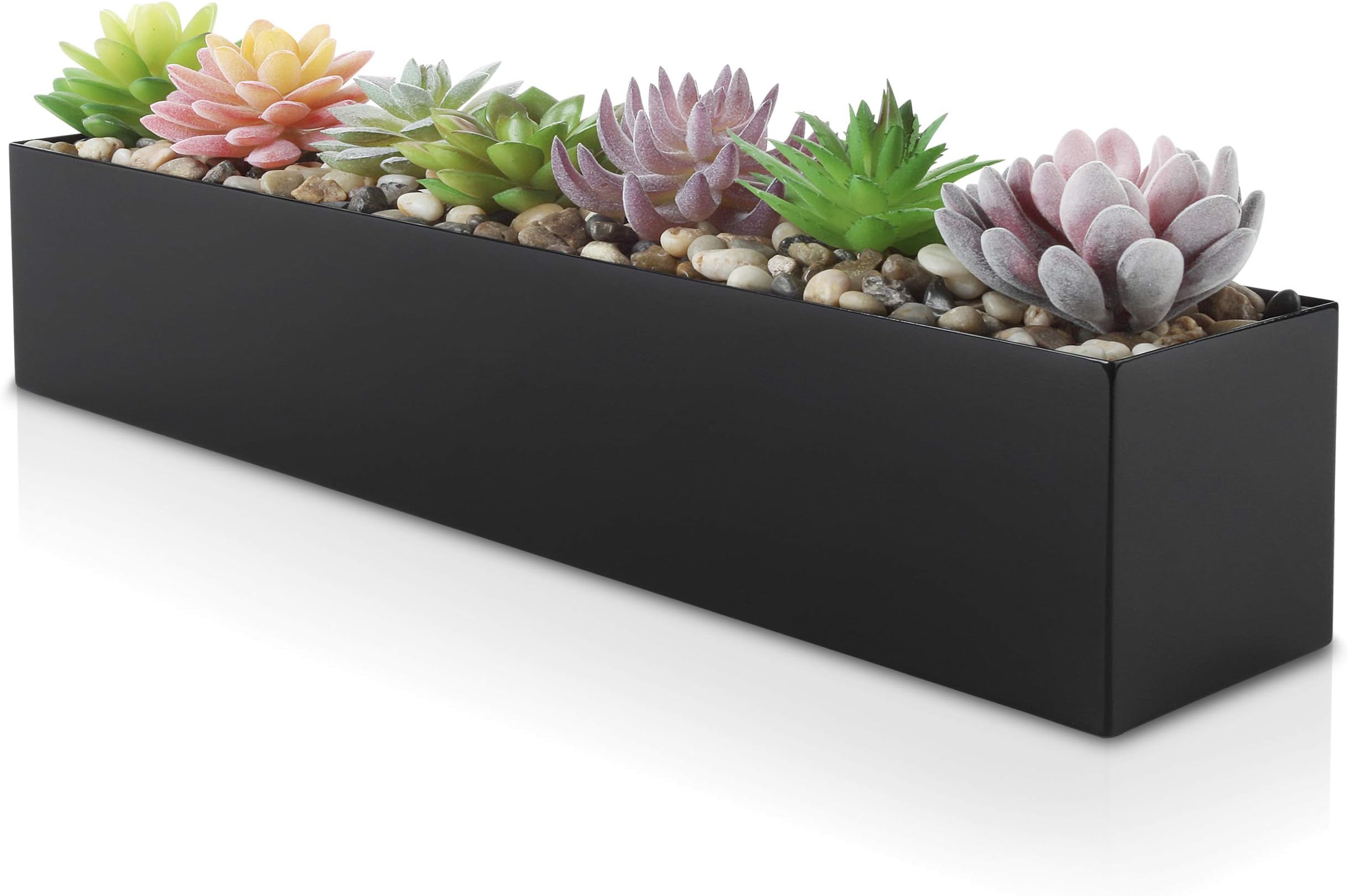 Amazon.com: Modern Succulent Planter Box - 32" Rectangular Planter ...