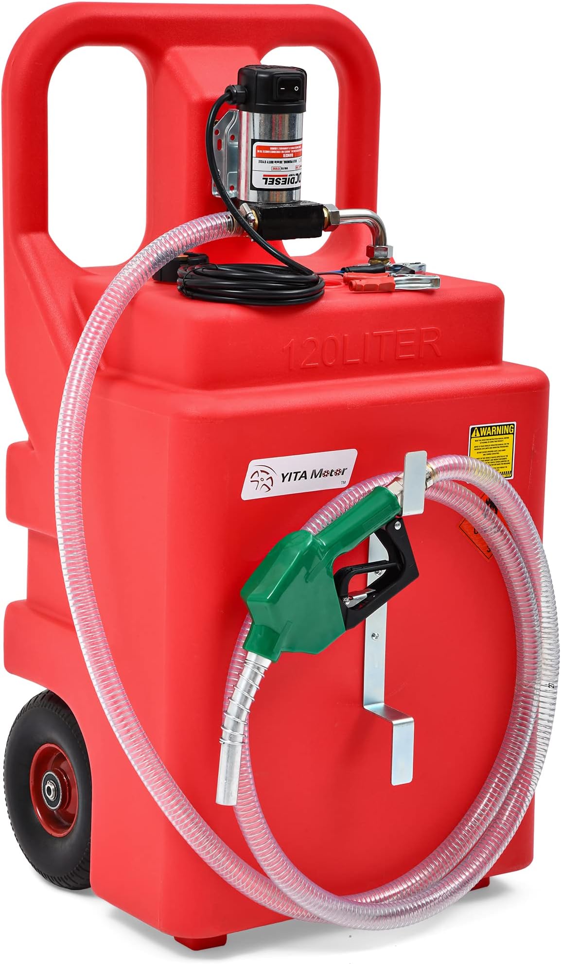 Amazon.com: YITAMOTOR Diesel Fuel Caddy 32 Gallon, Portable Fuel Tank ...