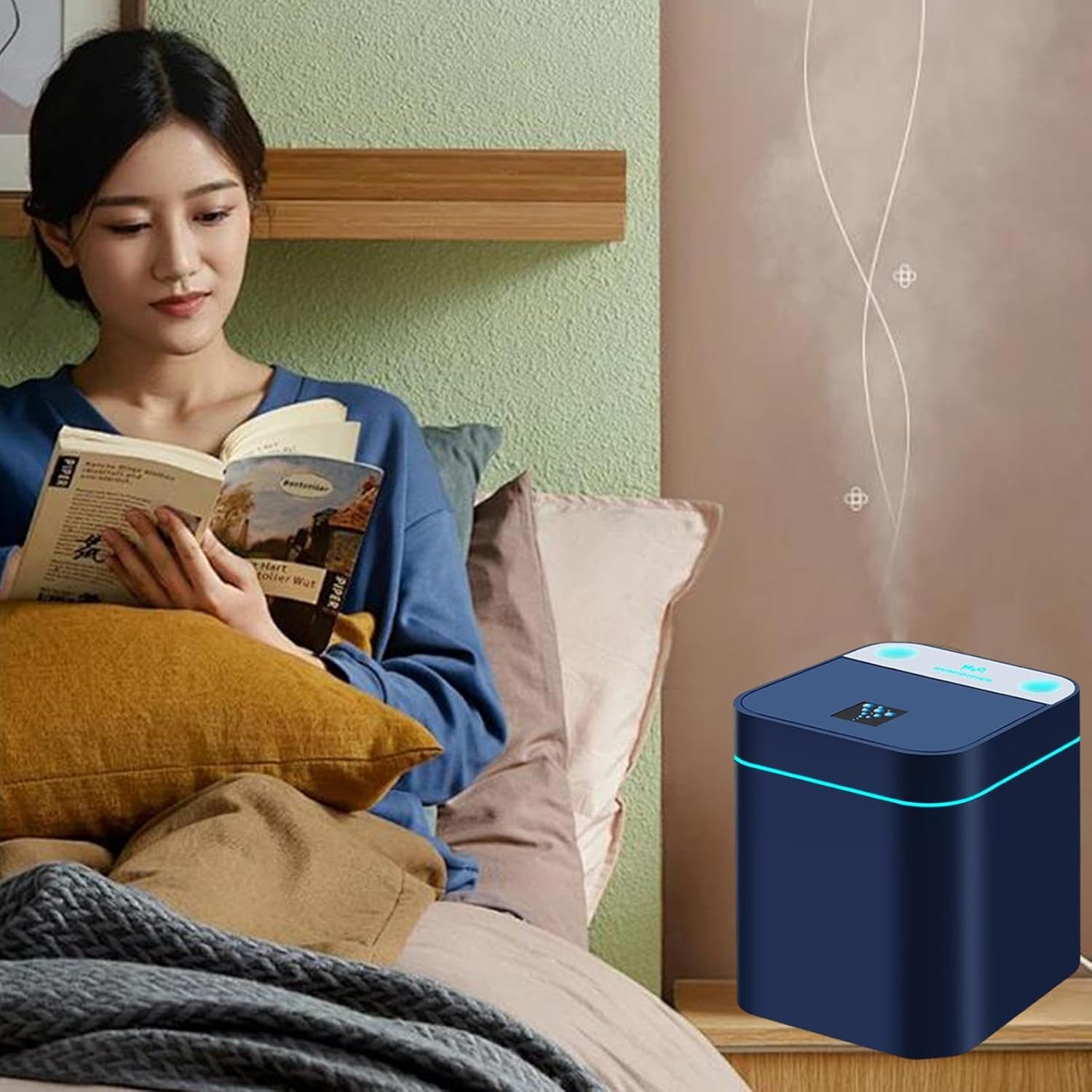 Amazon.com: Xecvkr Portable Small Cool Mist Humidifiers 1 Liter - USB ...