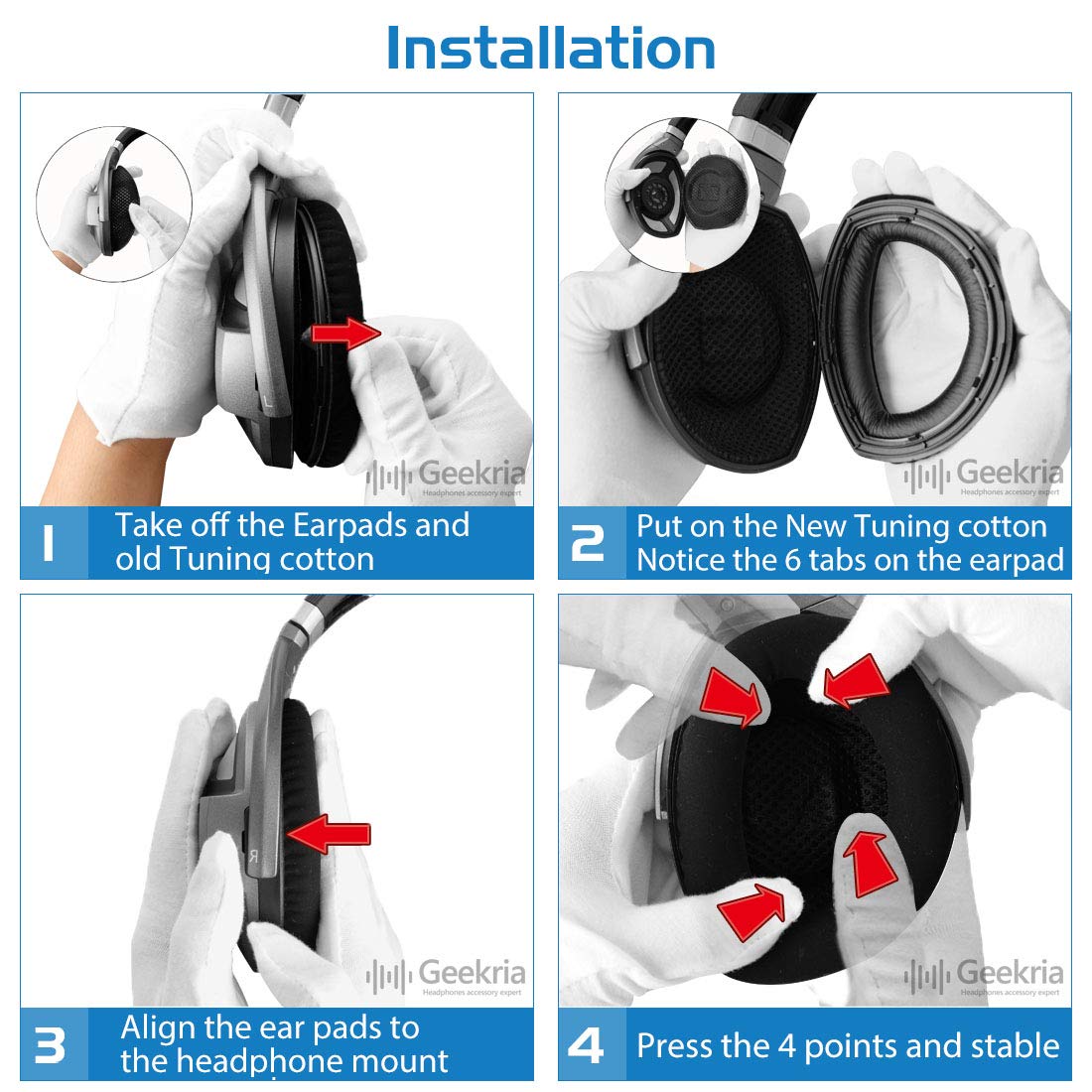 Amazon.co.jp: Geekria イヤーパッド Elite 互換性 パッド