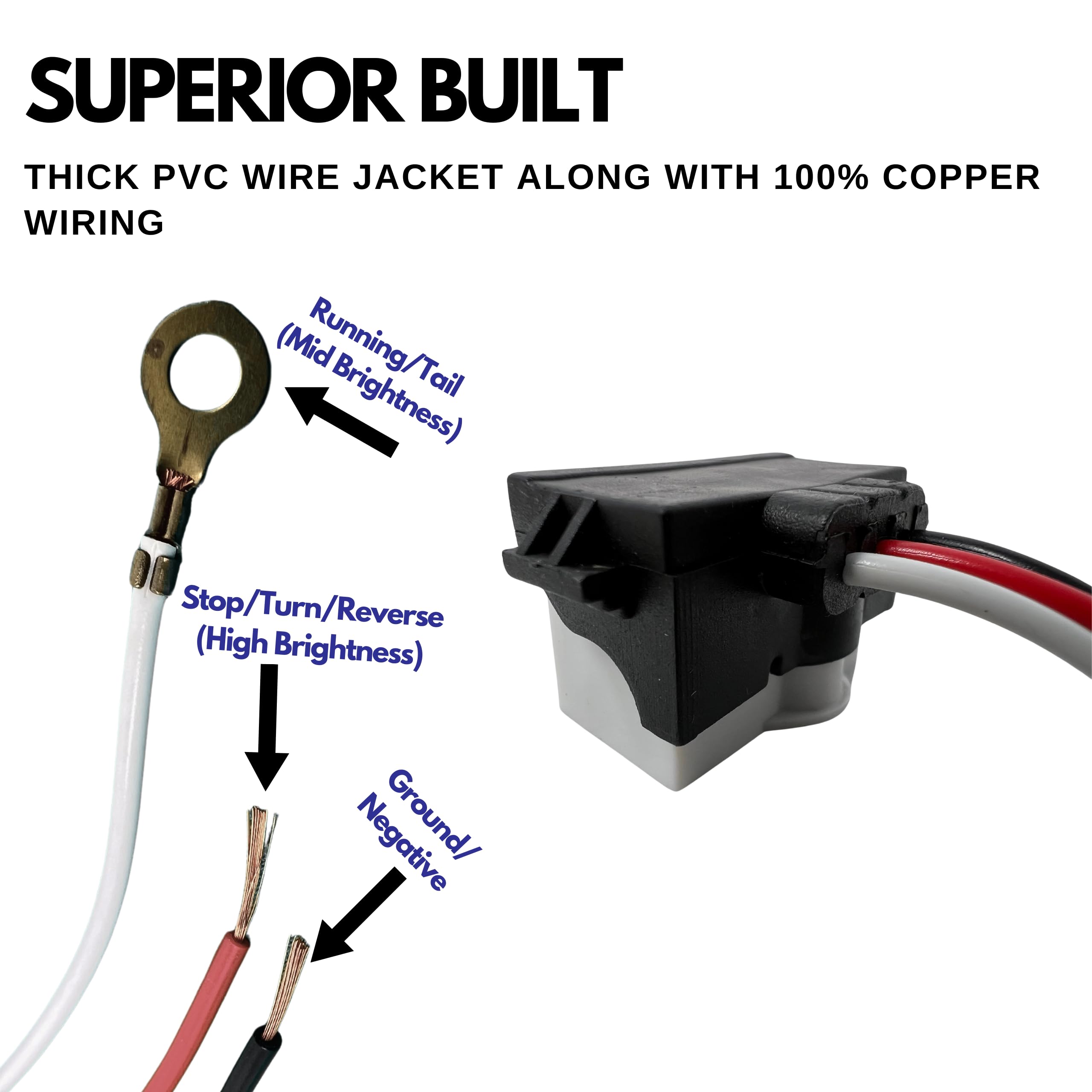 Tail Light Harness 20 Pack 3-Wire Plug Truck Trailer Light Connectors ...
