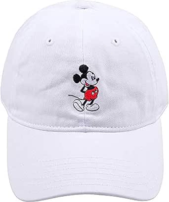 Concept One Disney Mickey Mouse Baseball Hat, Washed Twill Cotton ...