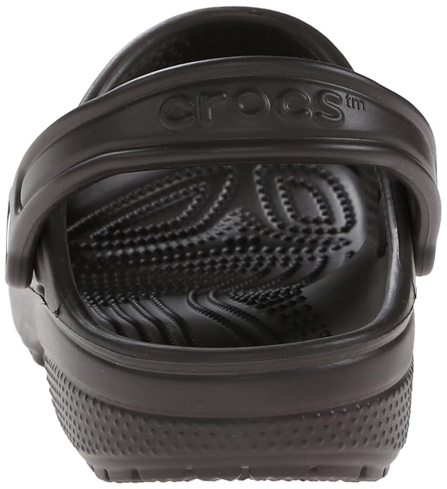 Crocs Unisex Classic Sandal Black Rubber Sandals And Floaters M9W11 ...