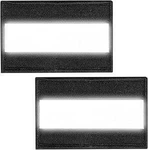 Amazon.com: ZESION 2pcs Reflective Safety Patches， Hook and Loop Reflective Patches for Night ...