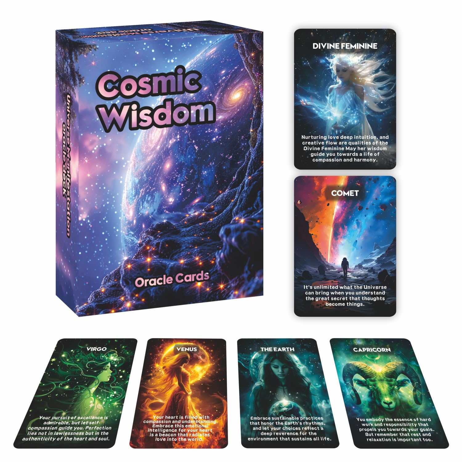 Amazon.com: Cosmic wisdom Oracle Cards, Life Path Universe Spiritual ...