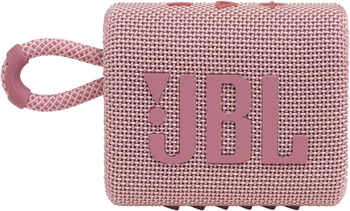 JBL GO 3 Portable Waterproof Bluetooth Speaker - Pink : Amazon.ca ...