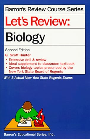 Let's Review: Biology (Barron's Review Course): Hunter, Scott, Hunter ...