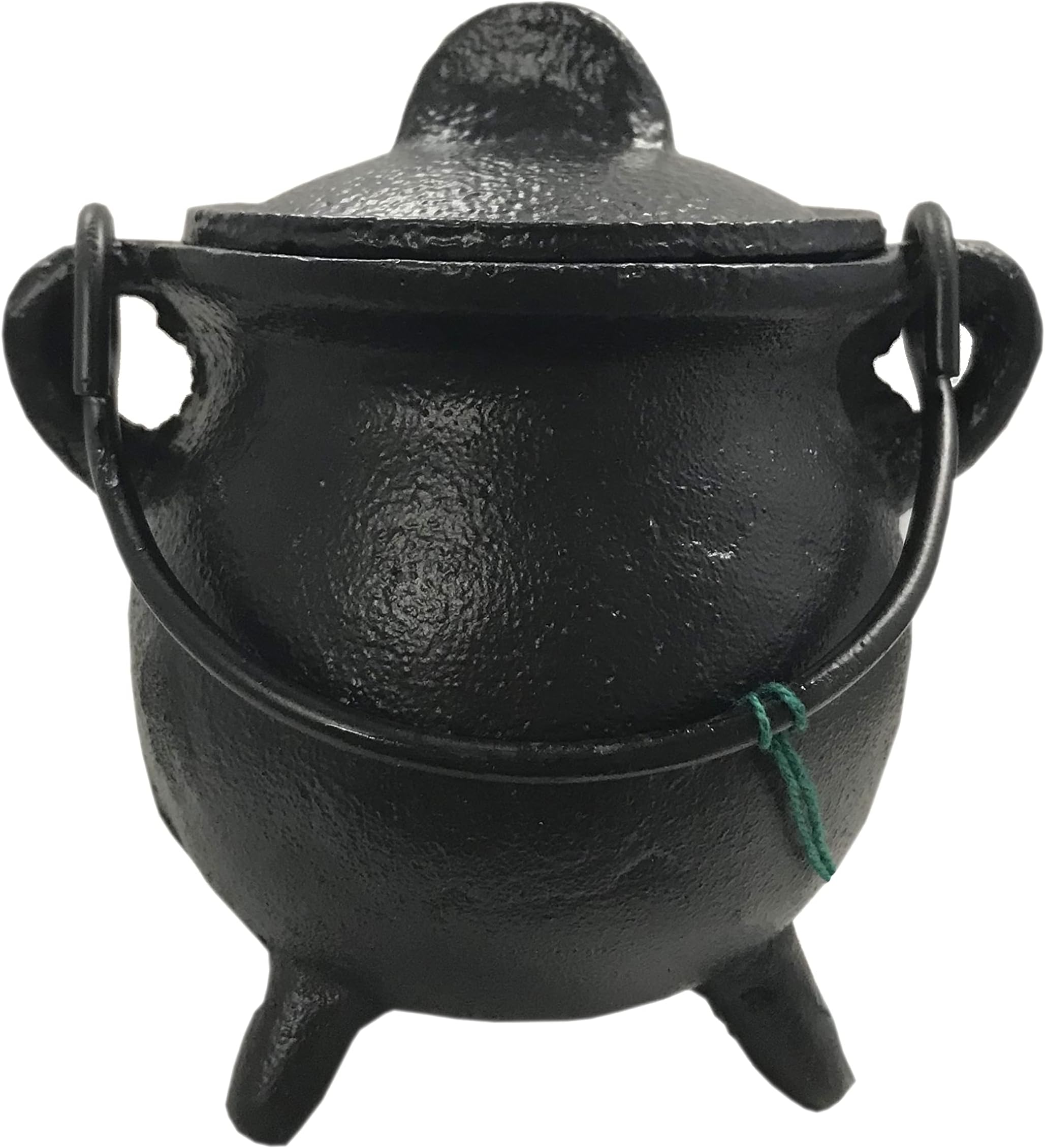 Amazon.com: New Age Imports, Inc. Cast Iron Cauldron w/handle & lid ...