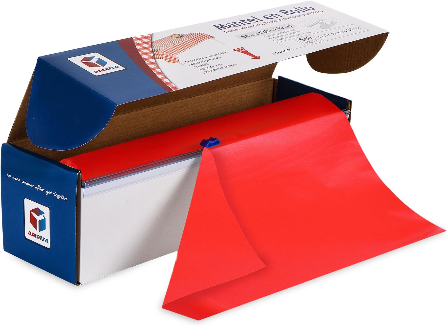 Amazon.com: Plastic Party Table Cover Roll - 300 ft. x 40 in ...