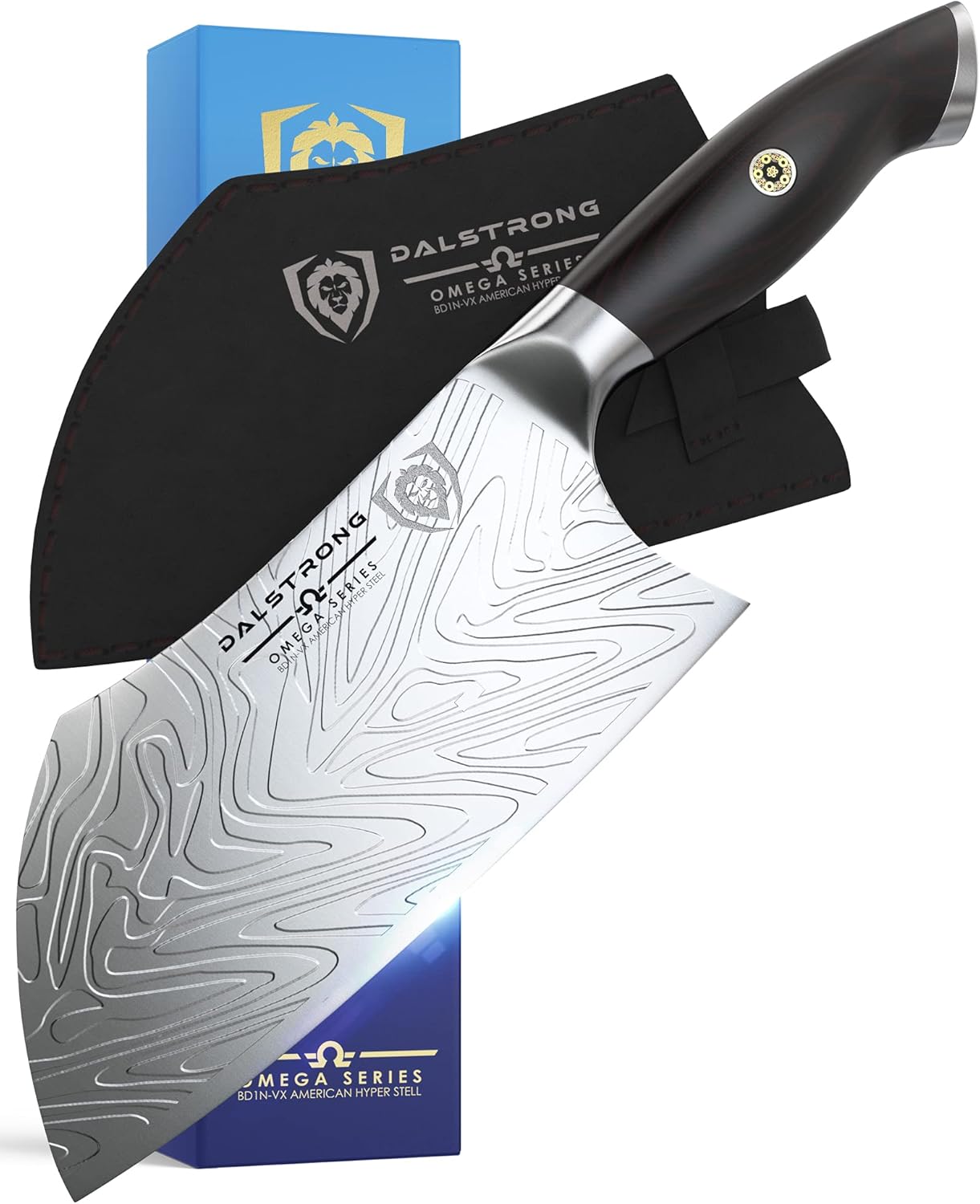DALSTRONG Cleaver Knife - 7" (18 cm) - Omega Series - American BD1N-VX ...