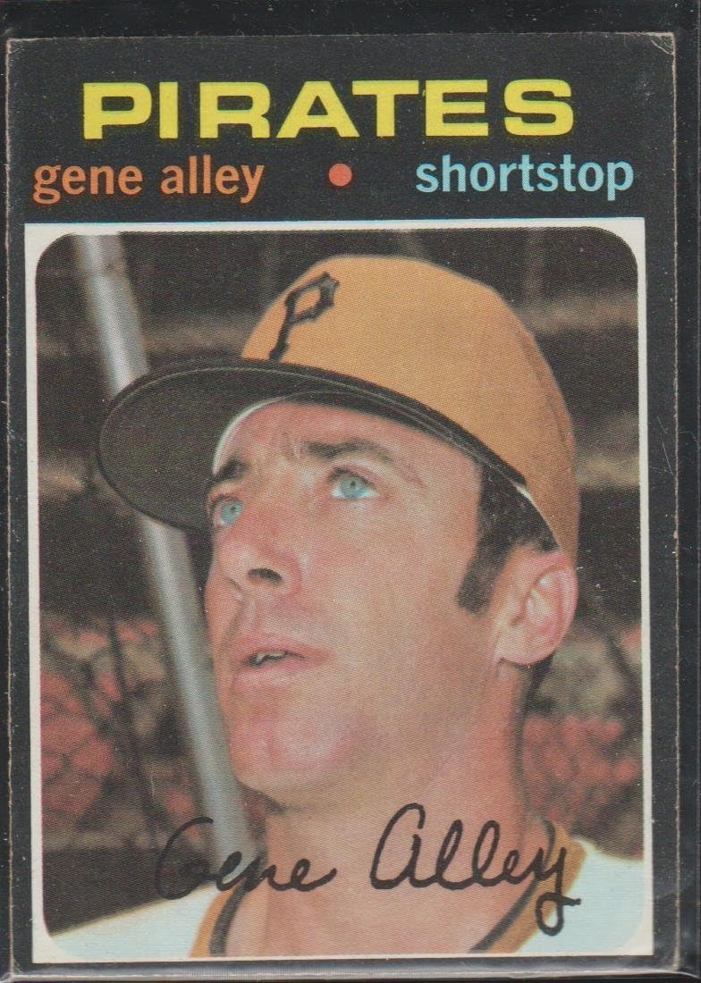 Amazon.com: 1971 Topps Gene Alley Pirates Baseball Card #416 ...