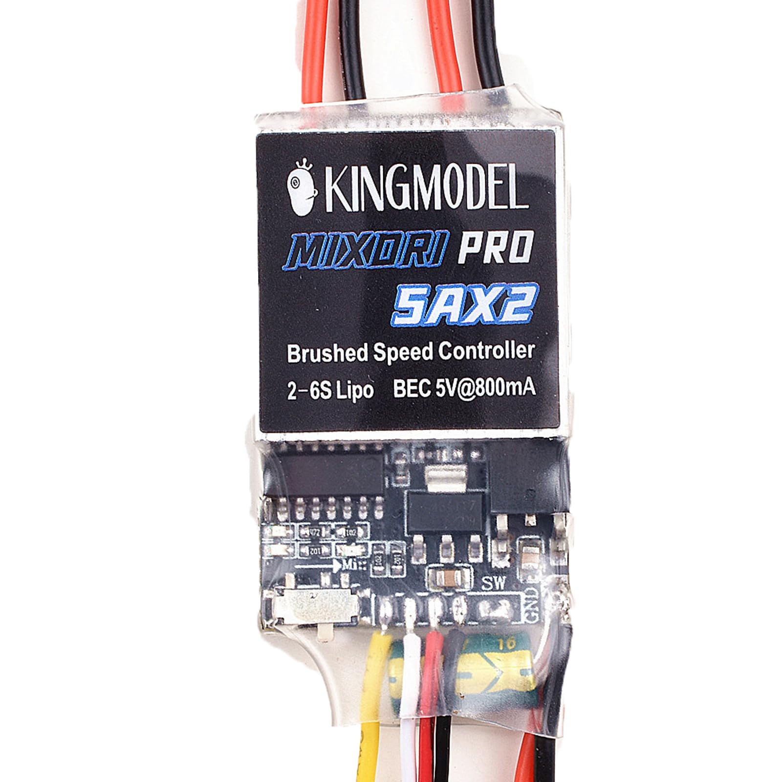 Amazon.com: KINGMODEL Dual Way Bidirectional Brushed 5Ax2 PRO ESC 2S-6S ...