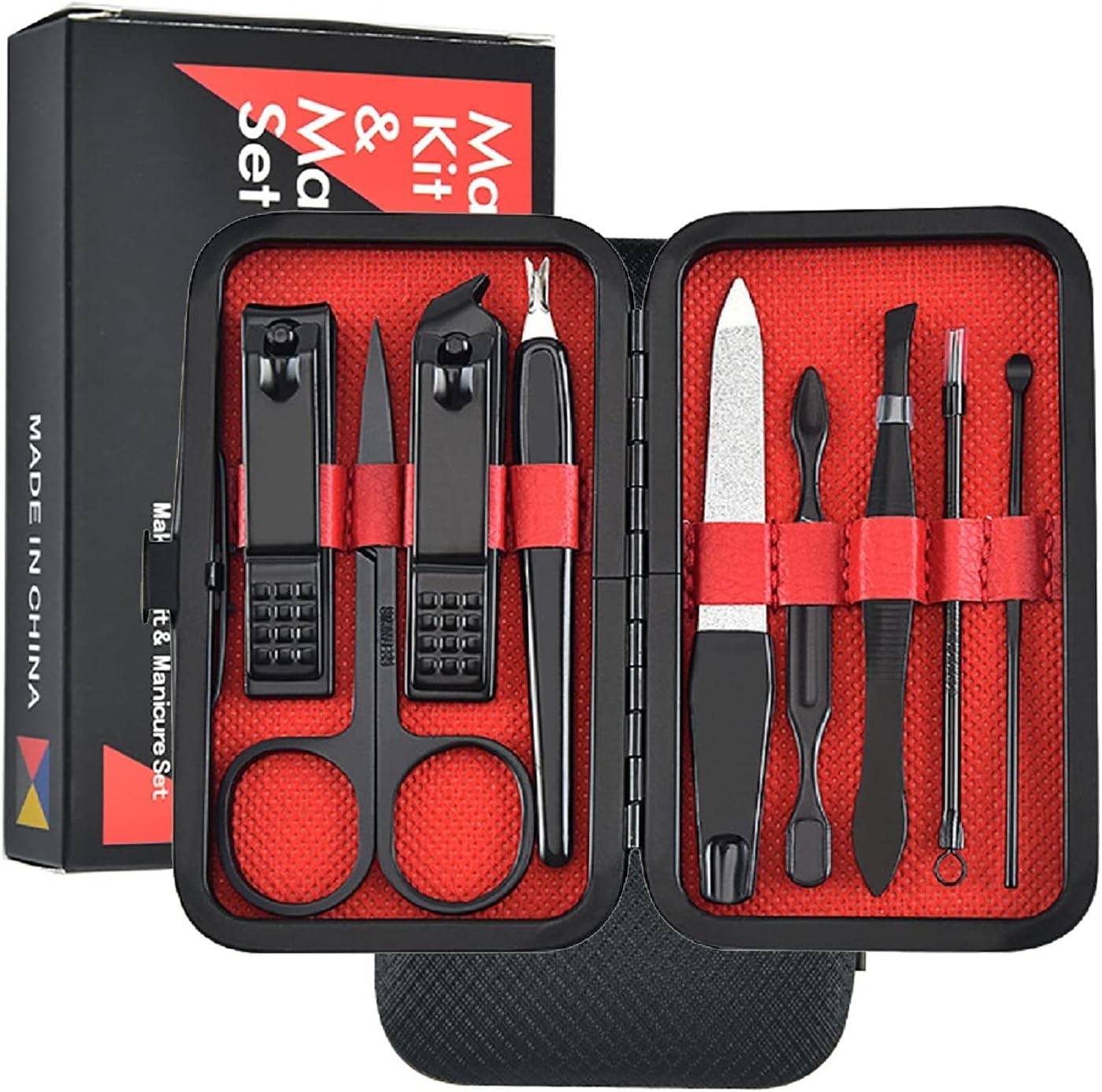 Manicure Set, Pedicure Kit, Nail Clippers, Professional Nail Grooming ...