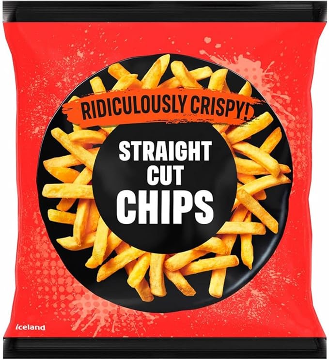 Iceland Ridiculously Crispy Straight Cut Chips 1.2kg (Frozen) : Amazon ...