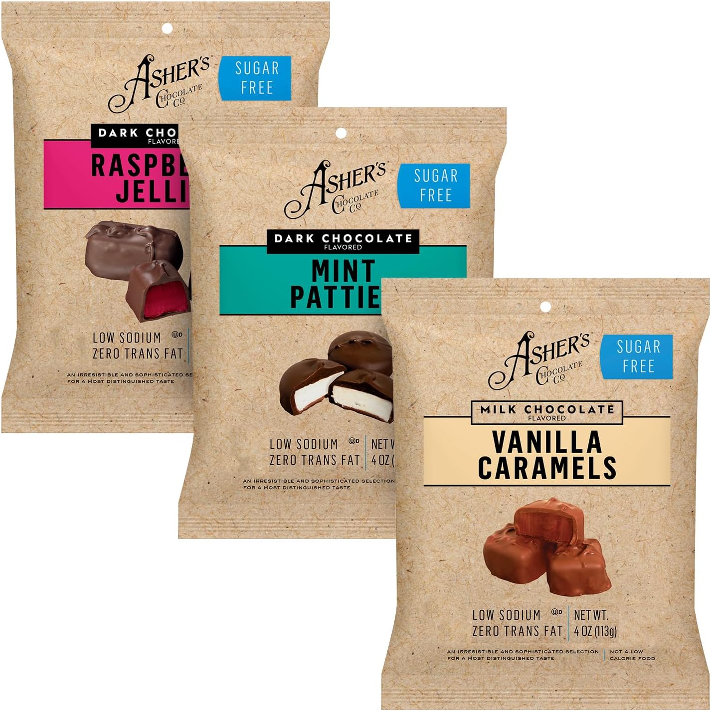 Amazon.com: Asher's Chocolates, Sugar Free Cherry Cordials ...