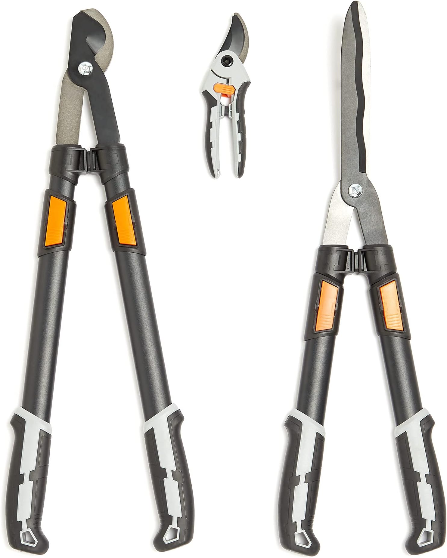 VonHaus 3Pc Garden Shears Set – Tree Lopper, Hedge Shears, Garden ...