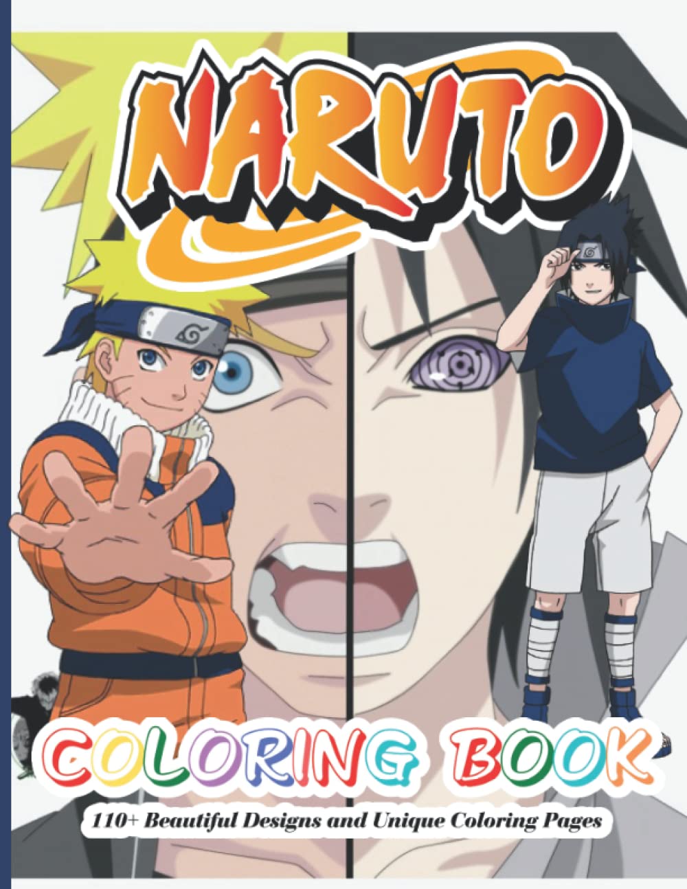 Buy Ũzumaki Nãruto Coloring Book: 110+ Coloring Pages Filled With ...
