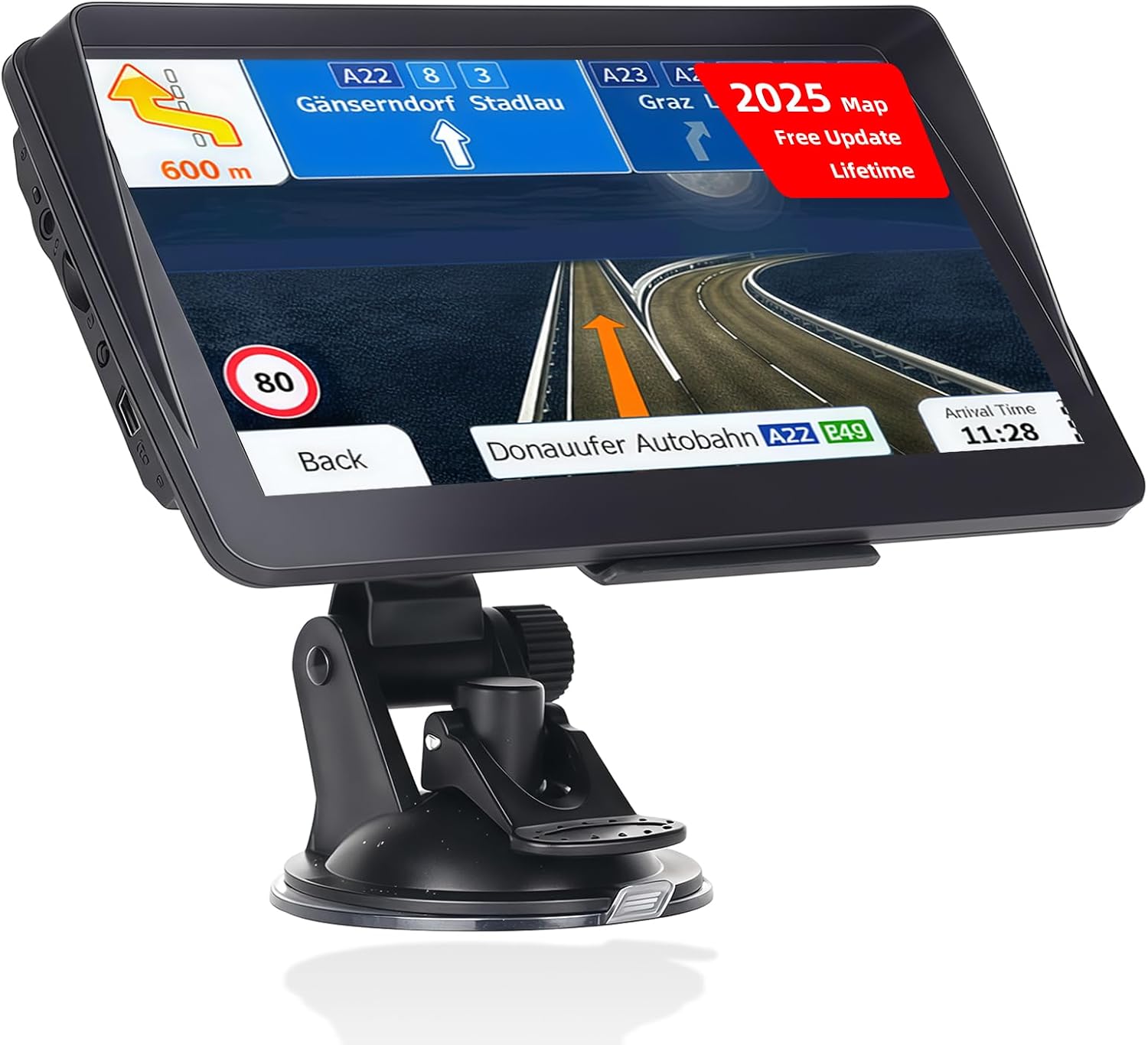 IGEAIIE 9 Inch Sat Nav for Car, Trucks, HD GPS Navigation with UK ...