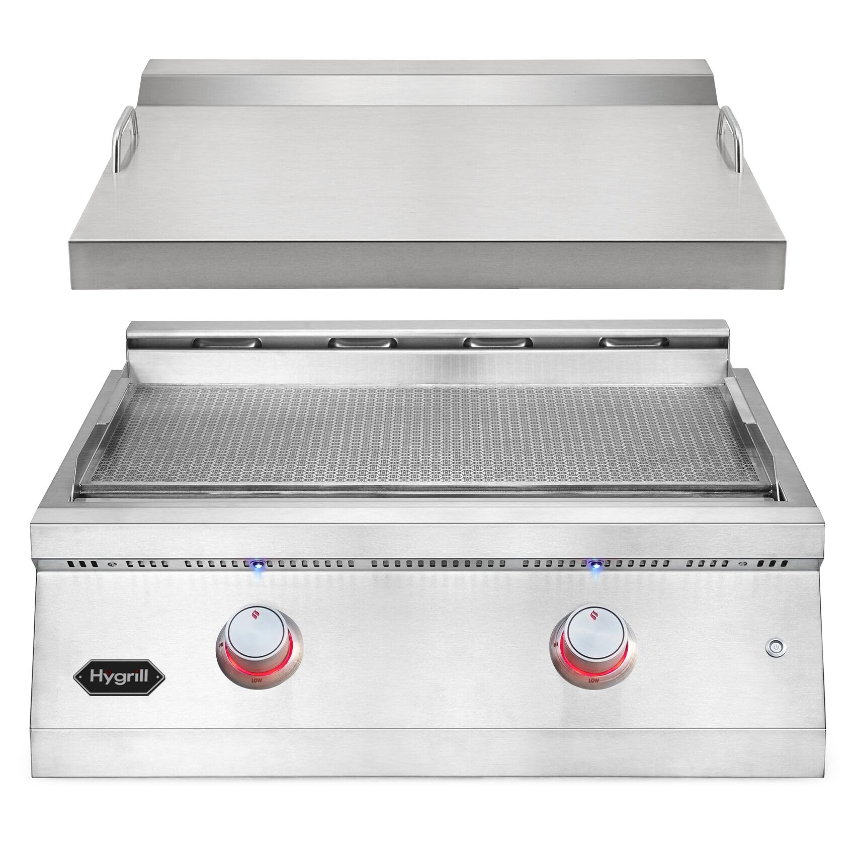 Amazon.com: Hygrill 30-Inch Premium Built-In Natural Gas Griddle for ...