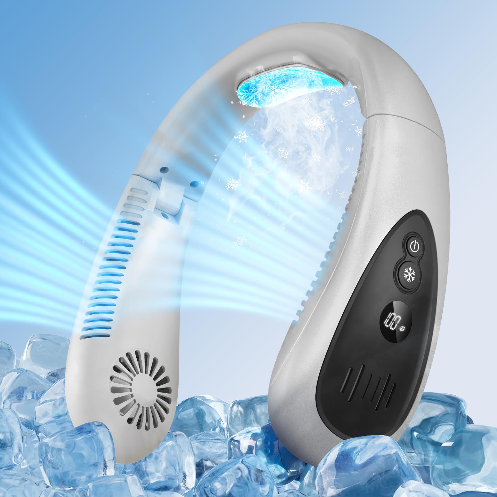 The Office NEW - Neck Fan With Dual Ceramic Cooling Plates 360 ...