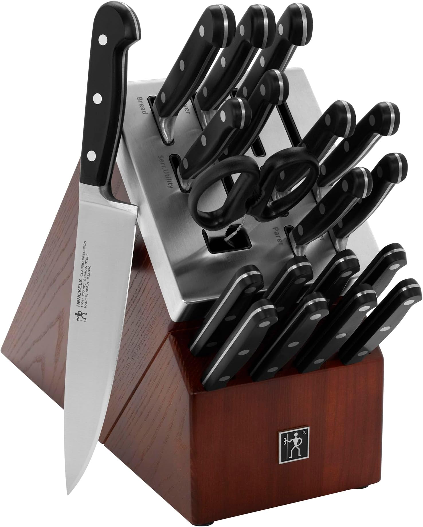 Amazon.com: Henckels Classic Precision 20-pc Self-Sharpening Knife ...