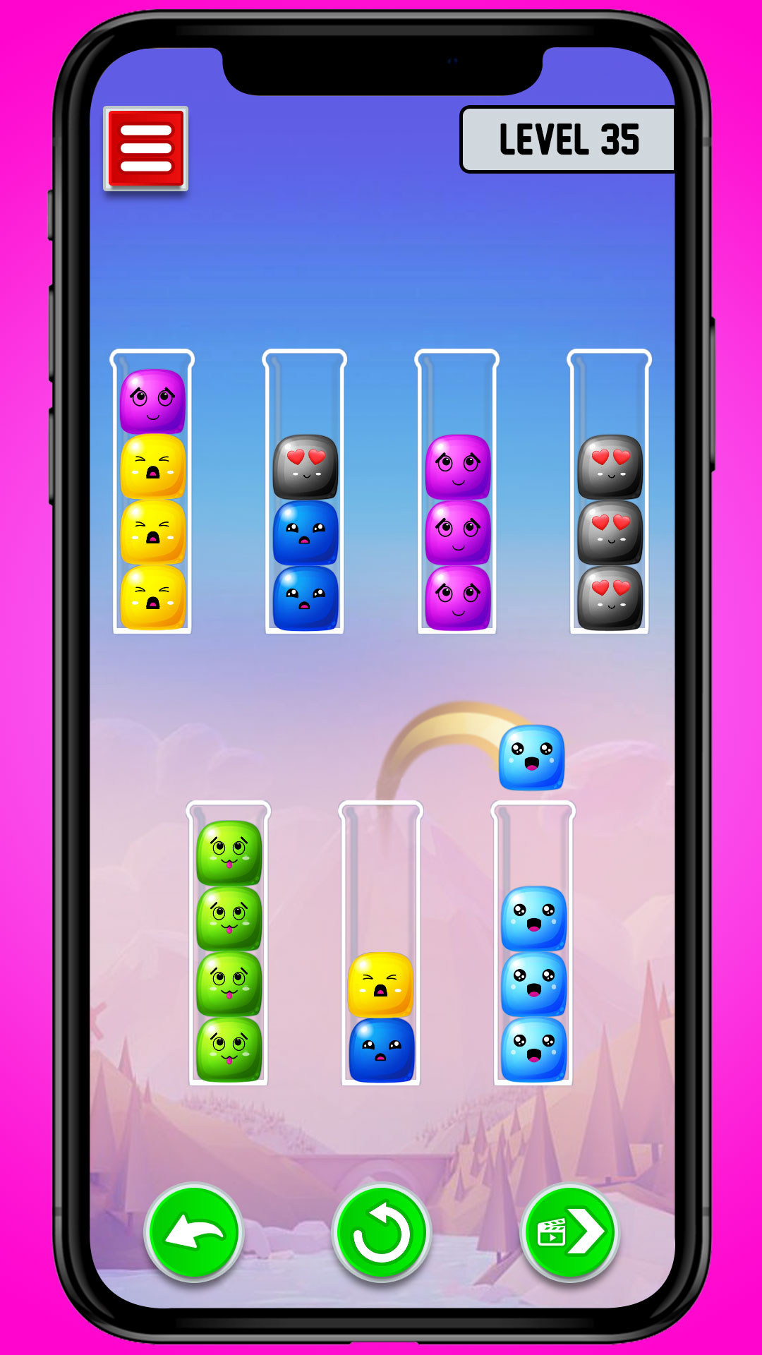 Jelly Emoji Sort Puzzle Master: Color Sort Puzzle ASMR Sorting Puzzle ...